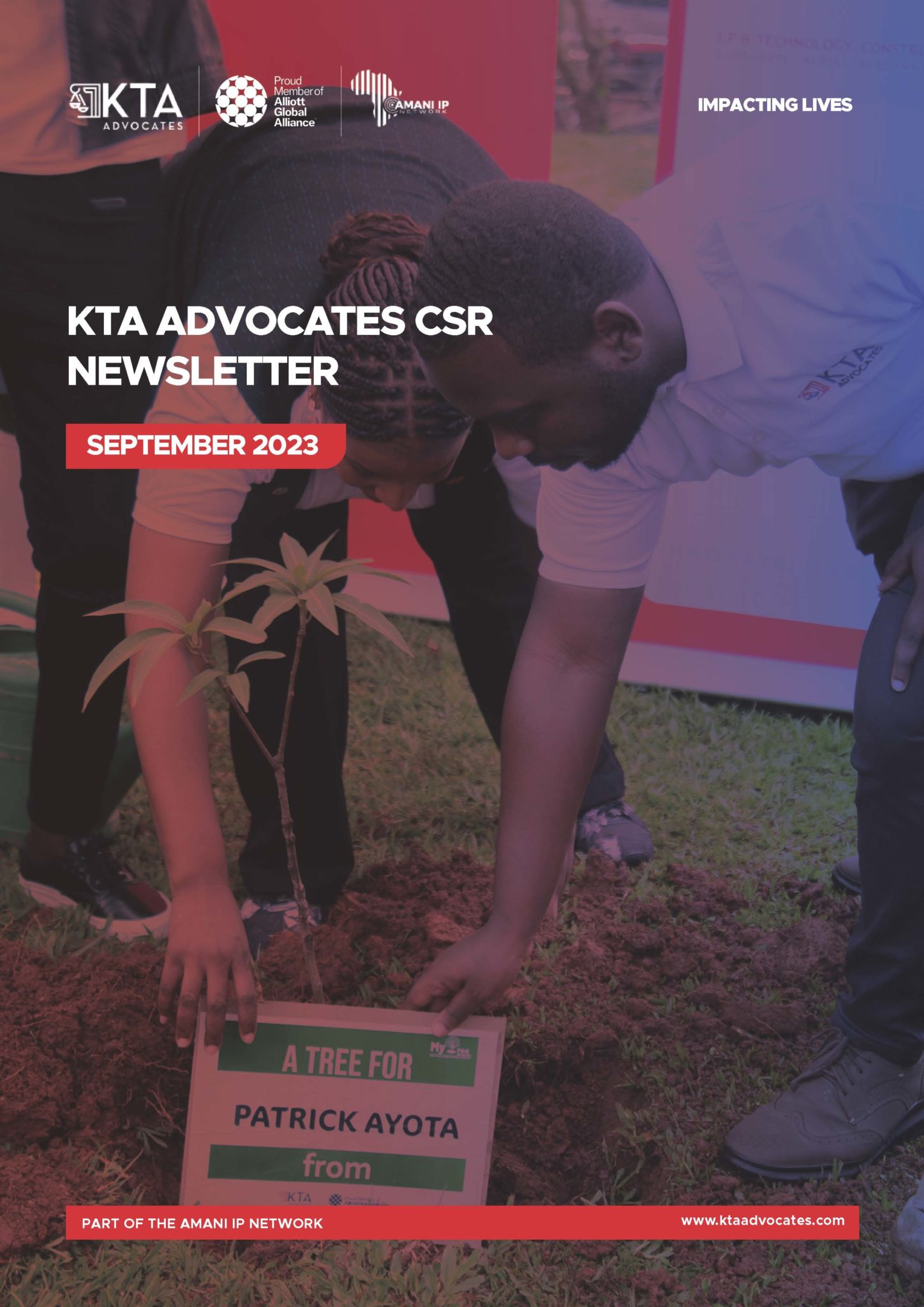 KTA TREE PLANTING NEWSLETTER - KTA Advocates